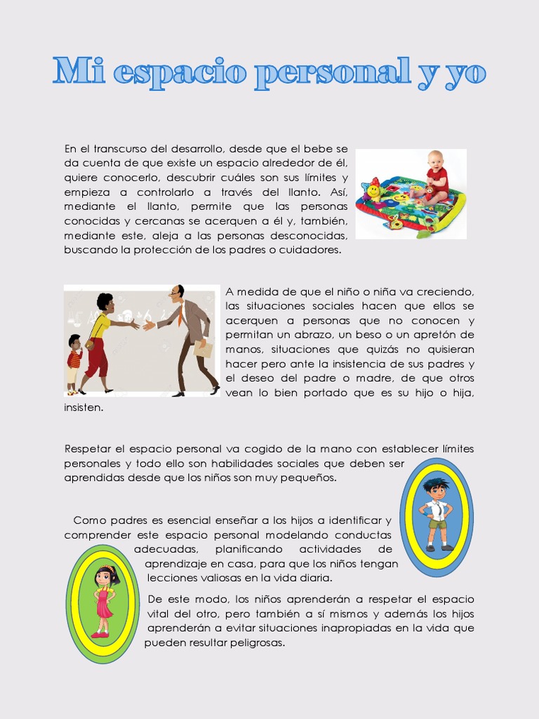 Mi Espacio Personal y Yo | PDF | Sicología | Ciencias del comportamiento