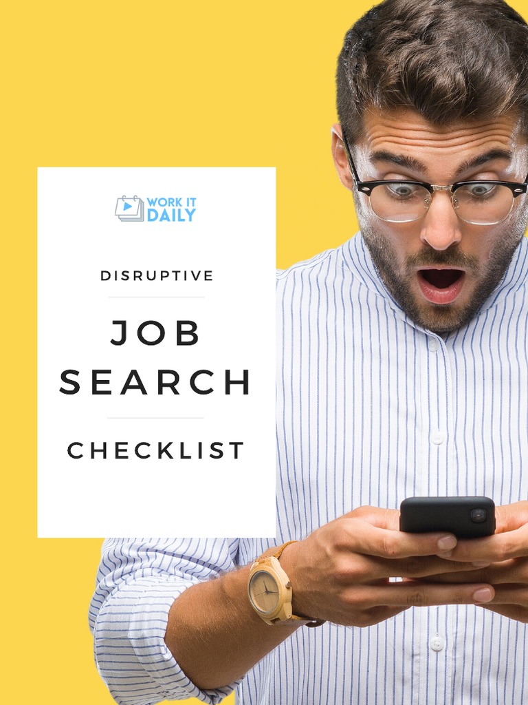 Disruptive Job Search Checklist | PDF | Linked In | Résumé