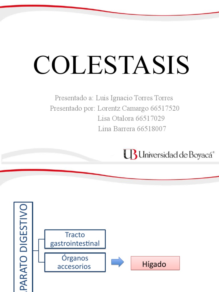 Colestasis: Causas y Diagnóstico | PDF | Hígado | Vesícula biliar