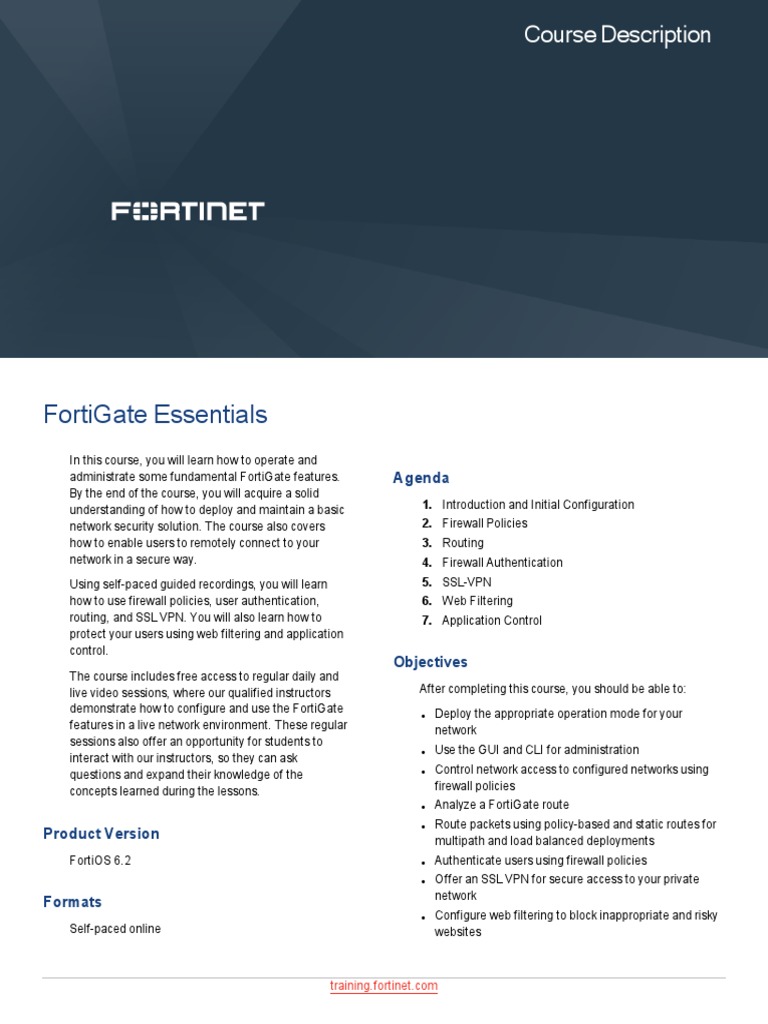 FortiGate Essentials | PDF