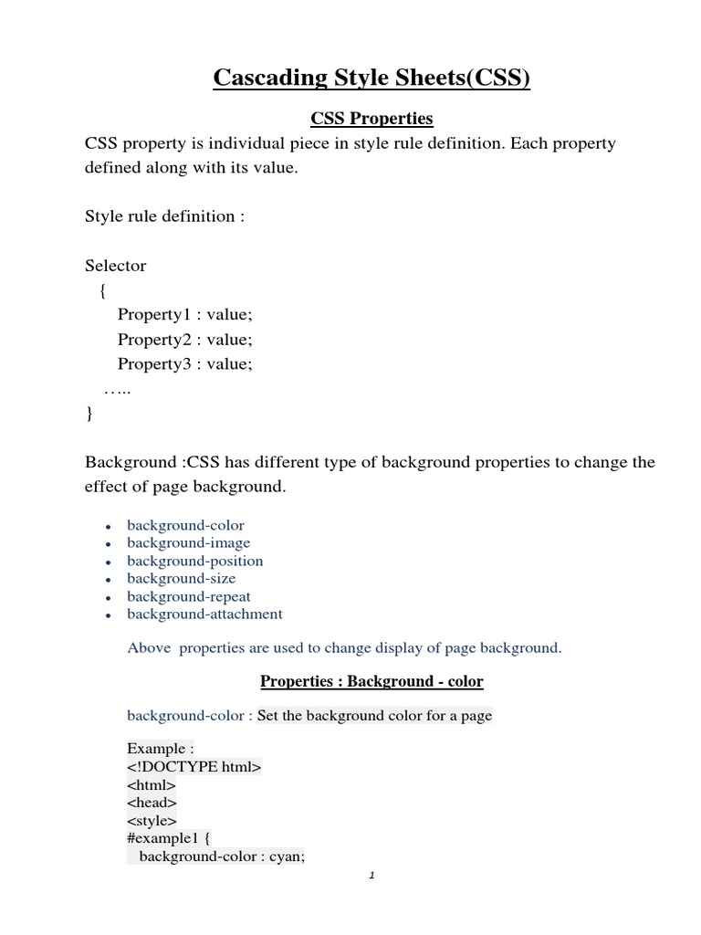 Css Content Property | PDF | Cascading Style Sheets | Computer Programming