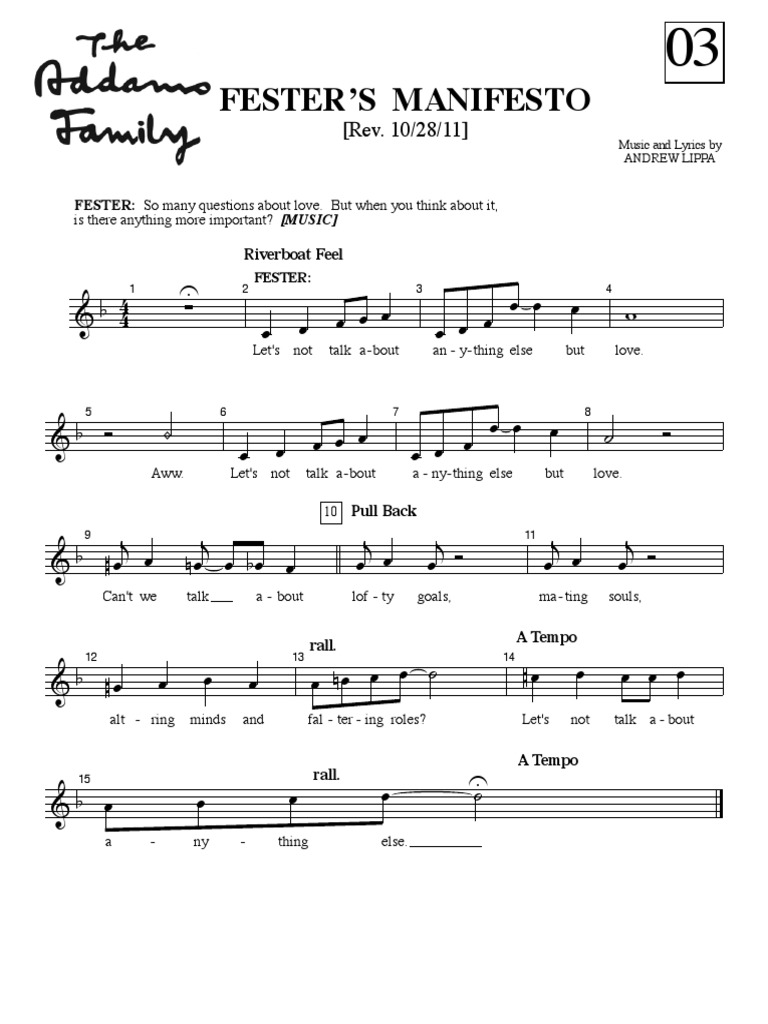 Fester's Manifesto | PDF