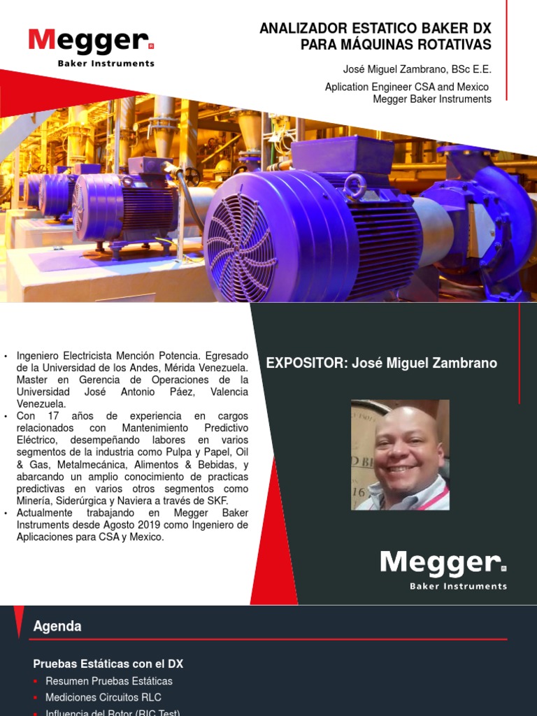 Webinar Analizador Baker DX PDF | PDF | Inductor | Frecuencia
