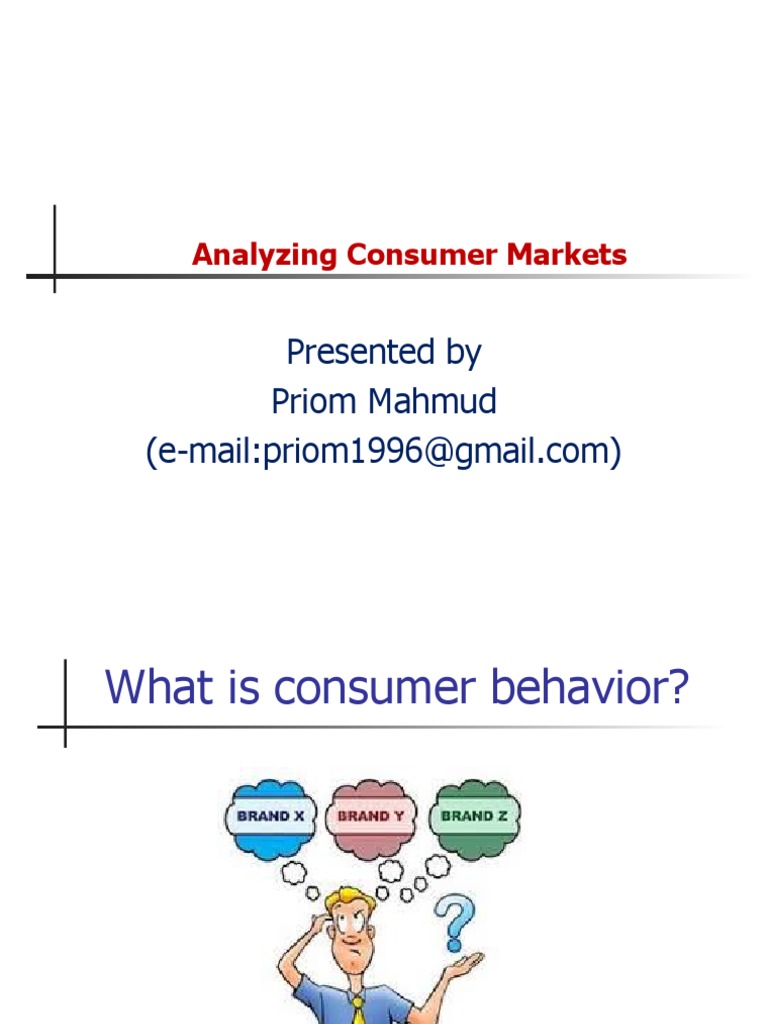 Analyzing Consumer Markets: An Overview of Key Factors that Influence ...
