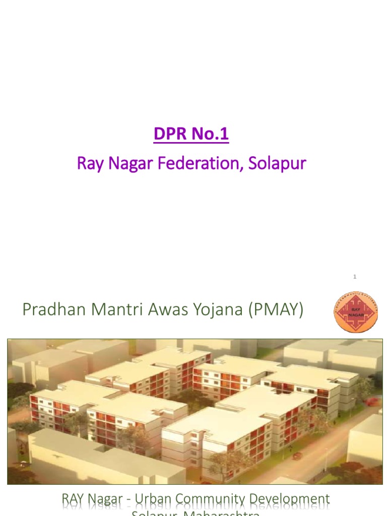 Ray Nagar Federation, Solapur: DPR No.1 | Download Free PDF | Sewage ...