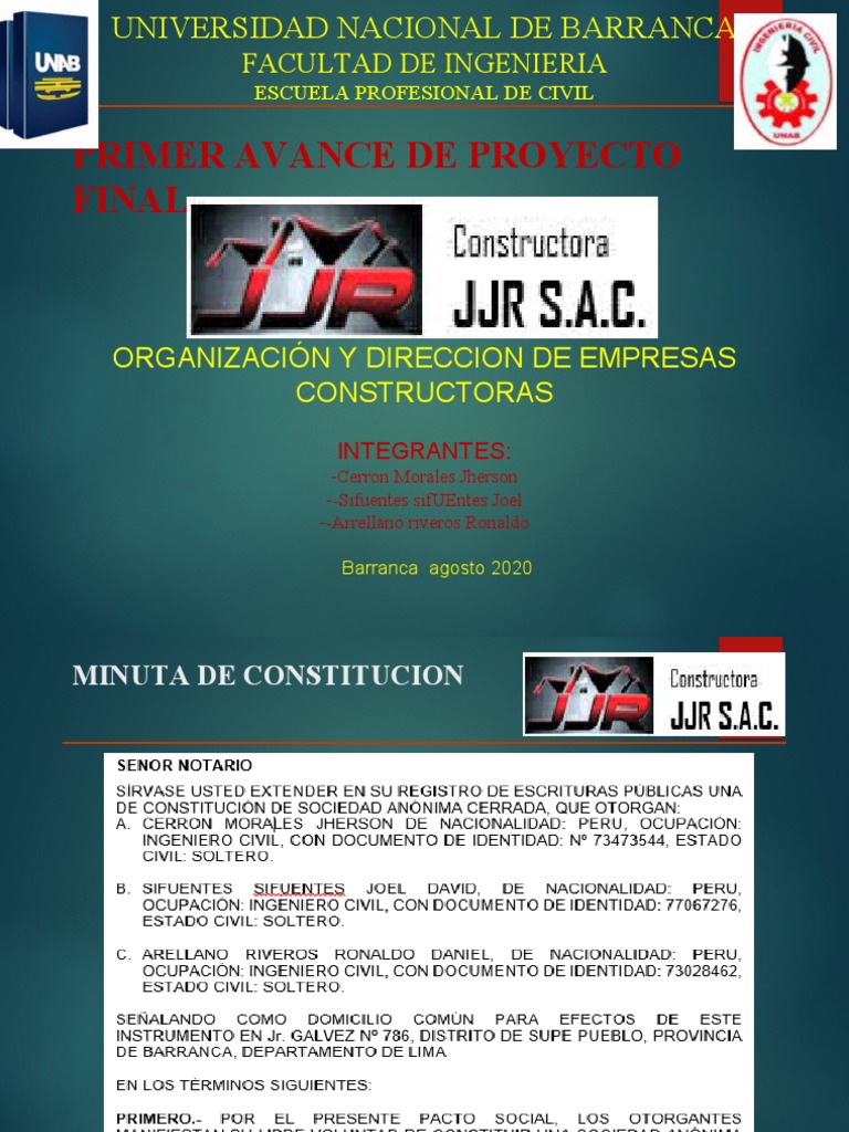 Jjr-Ingenieros Sac | PDF | Outsourcing | Business