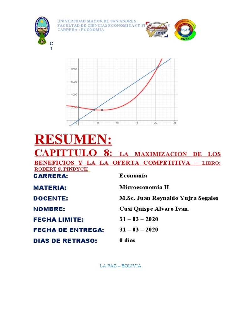Maximización de Beneficios en Microeconomía | PDF