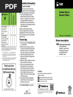 GO Transit - Timetable | PDF | Public Transport