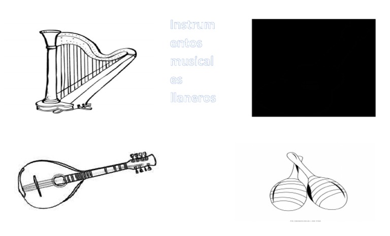 Instrumentos Musicales para Colorear | PDF