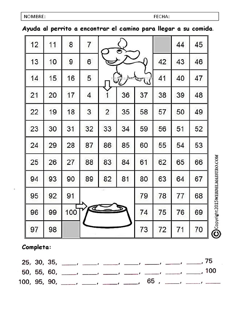 Ayuda al perrito a encontrar su comida | PDF