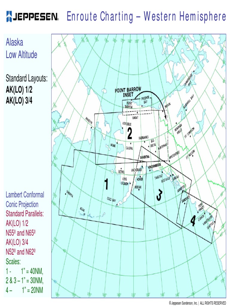 Enroute Charting - Western Hemisphere: Alaska Low Altitude | PDF