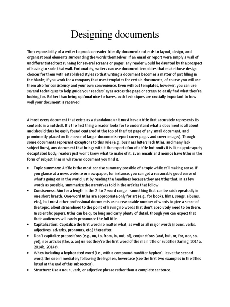 Designing Documents | PDF | Typefaces | Serif