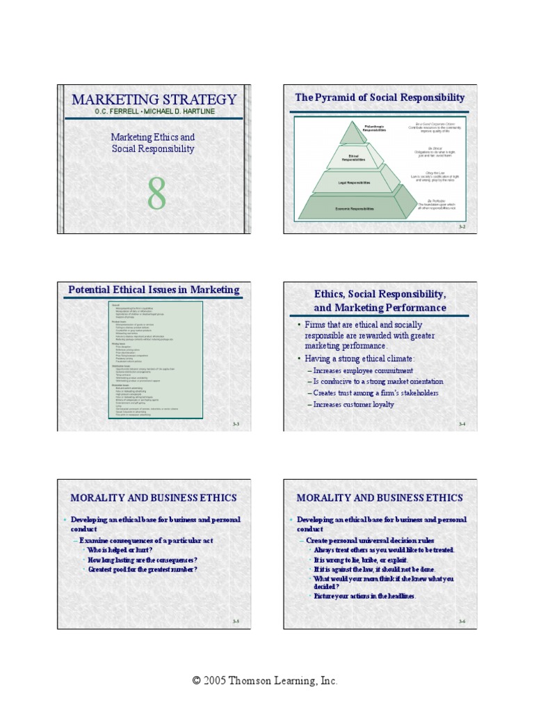 Marketing Strategy: The Pyramid of Social Responsibility | PDF ...