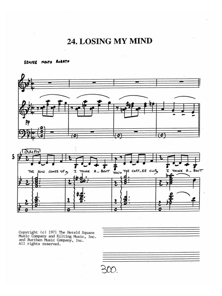 Losing My Mind | PDF