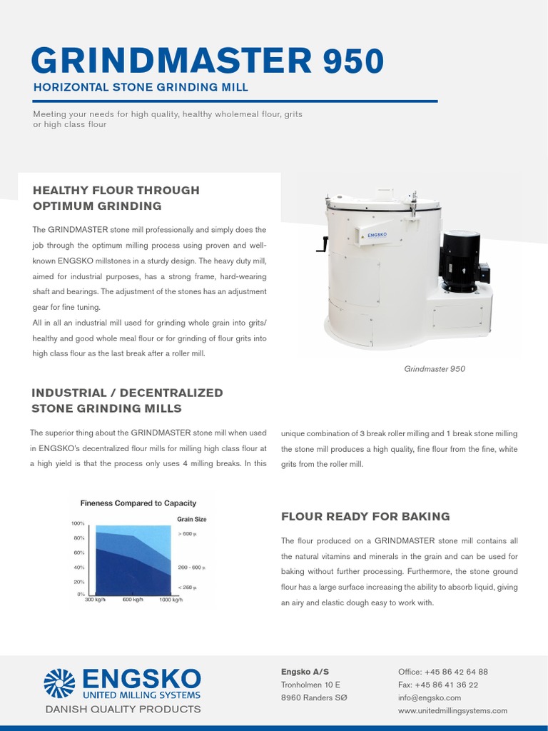 Grindmaster PDF | PDF | Flour | Mill (Grinding)