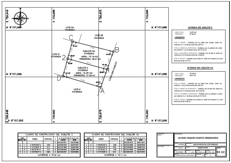 Plano de Subdivision | PDF