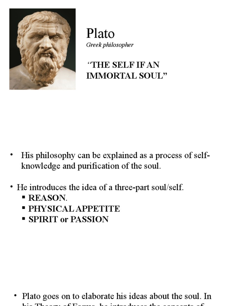Plato: "The Self If An | PDF