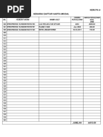 KEW - Pa-2 (Daftar Harta Modal) | PDF