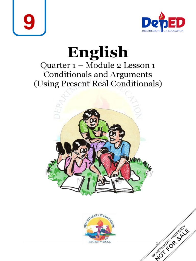 English Quarter 1 Module 2 Lesson 1 Conditionals And Arguments