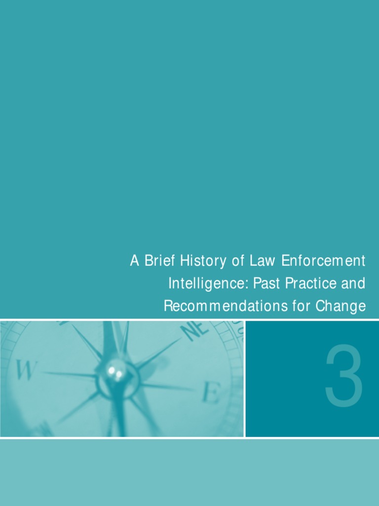 A+Brief+History+of+Law+Enforcement+Intelligence + PDF | PDF | Federal ...