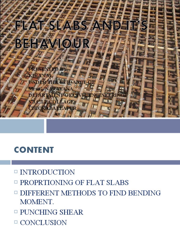 Flat Slabs - Analysis, Design and 2003 | PDF | Bending | Column