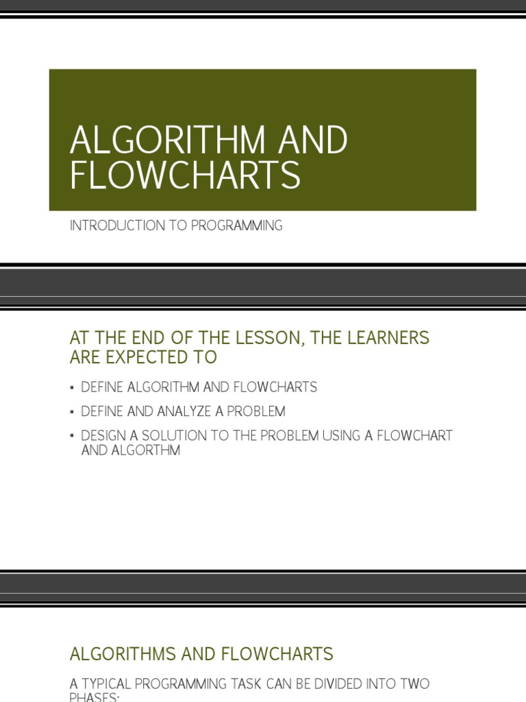Algorithm and Flowcharts | Download Free PDF | Algorithms | Computer Programming