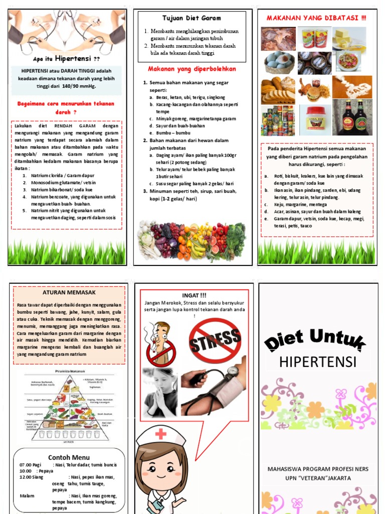 Leaflet Diet HT | PDF