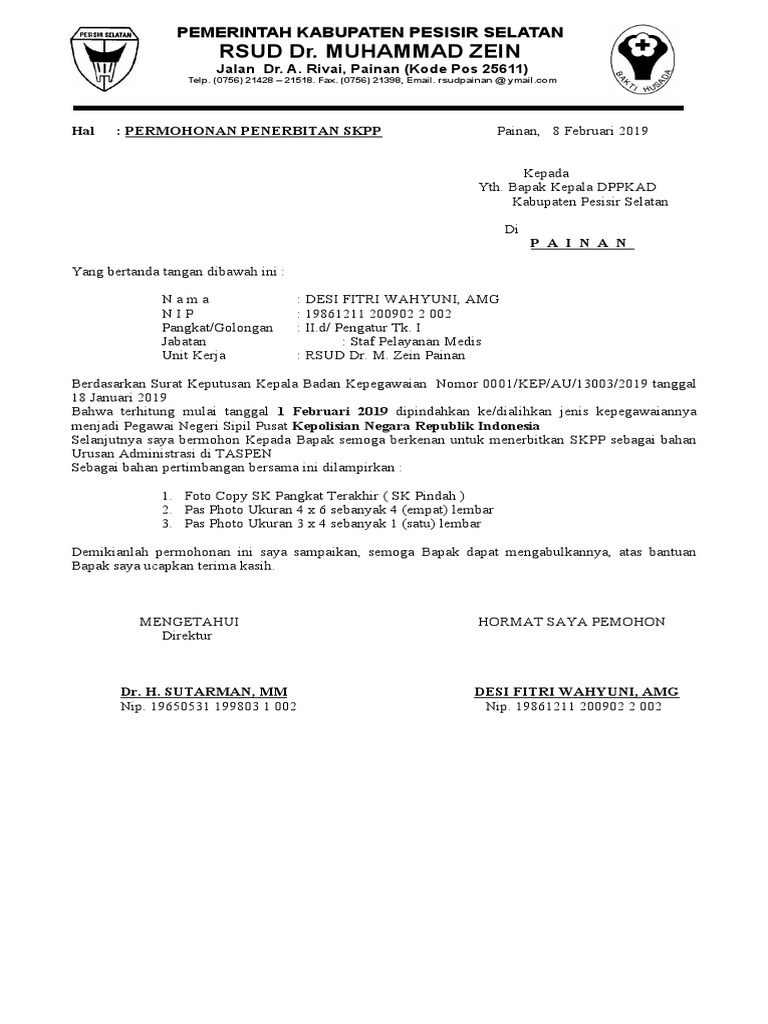 Permohonan SKPP | PDF