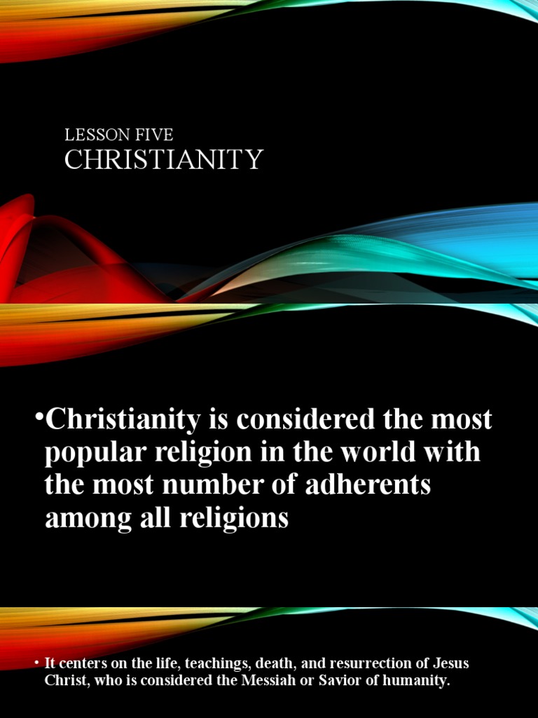 LESSON FIVE Christianity | PDF | God The Father | Jesus
