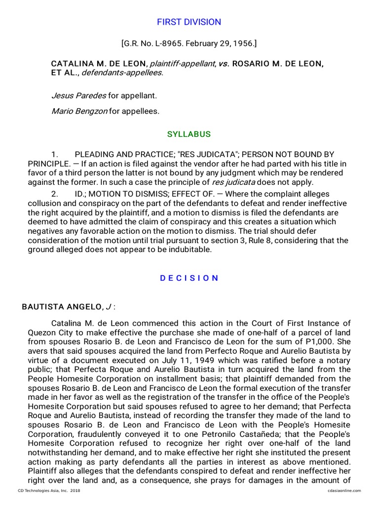 Property Dispute Appeal Reversed | PDF | Res Judicata | Lawsuit