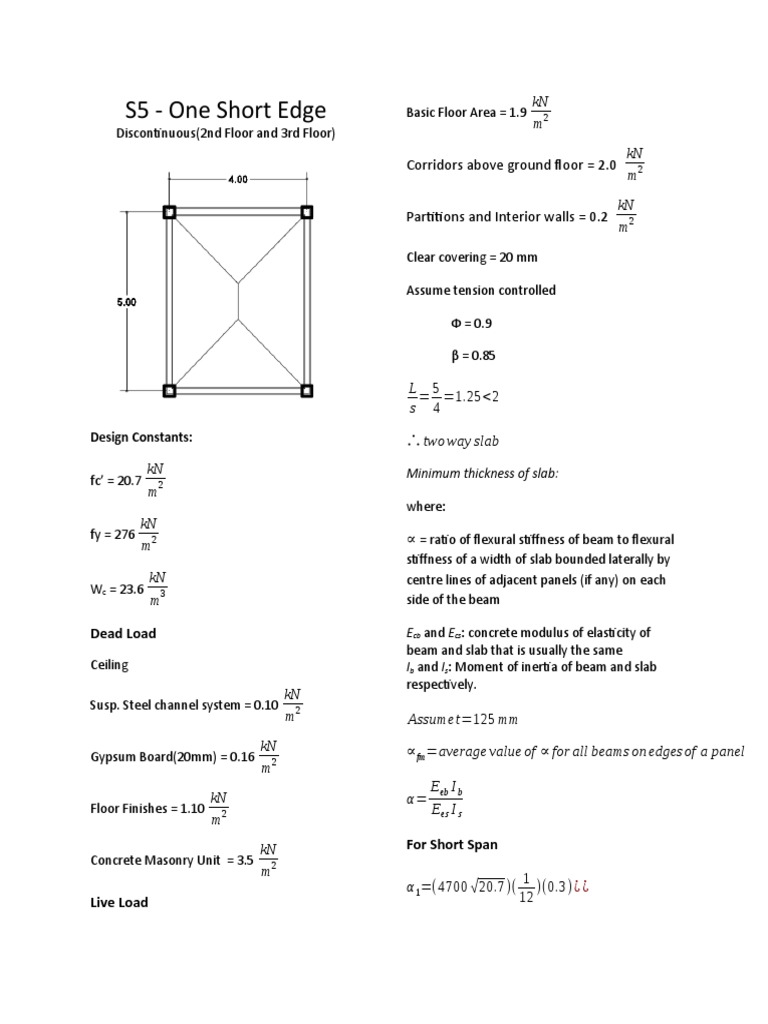 3.S5 and S6 (3rdFlr and 2ndFlr) | Download Free PDF | Beam (Structure ...