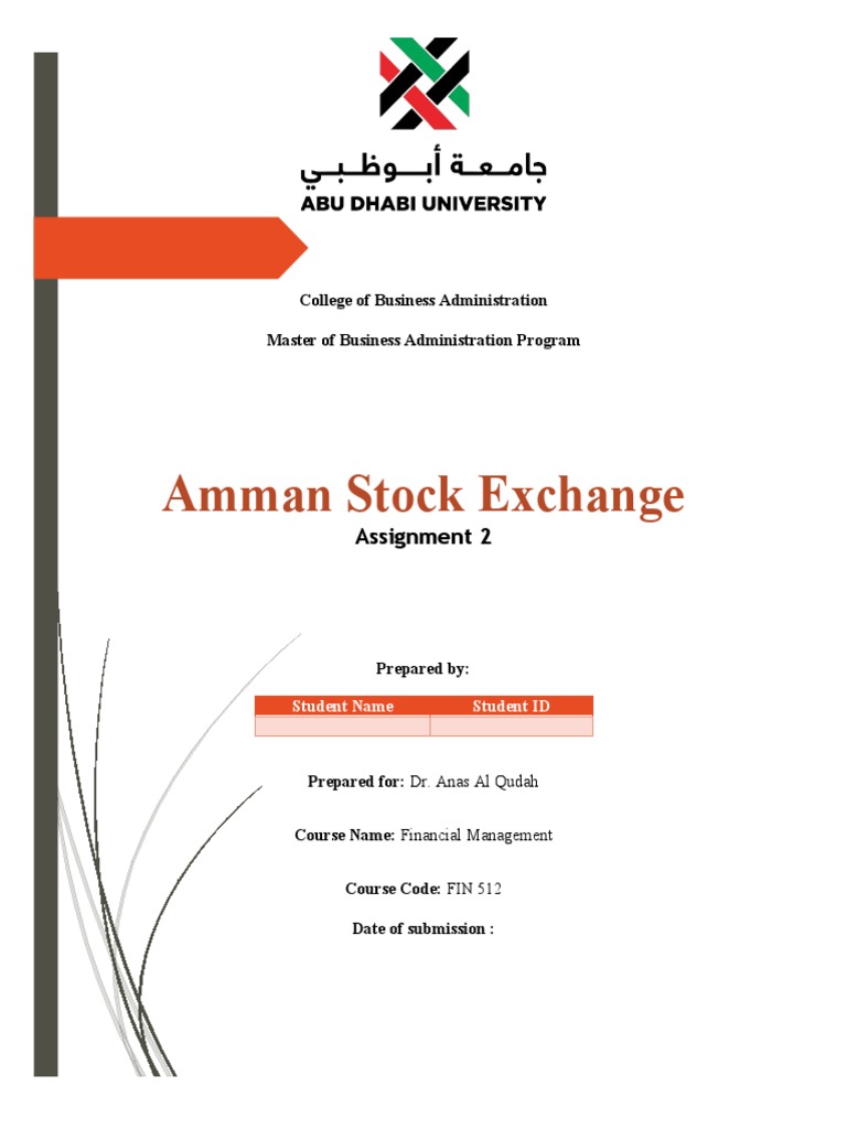 Example For Assignment 2 | PDF | Stock Exchange | Financial Markets