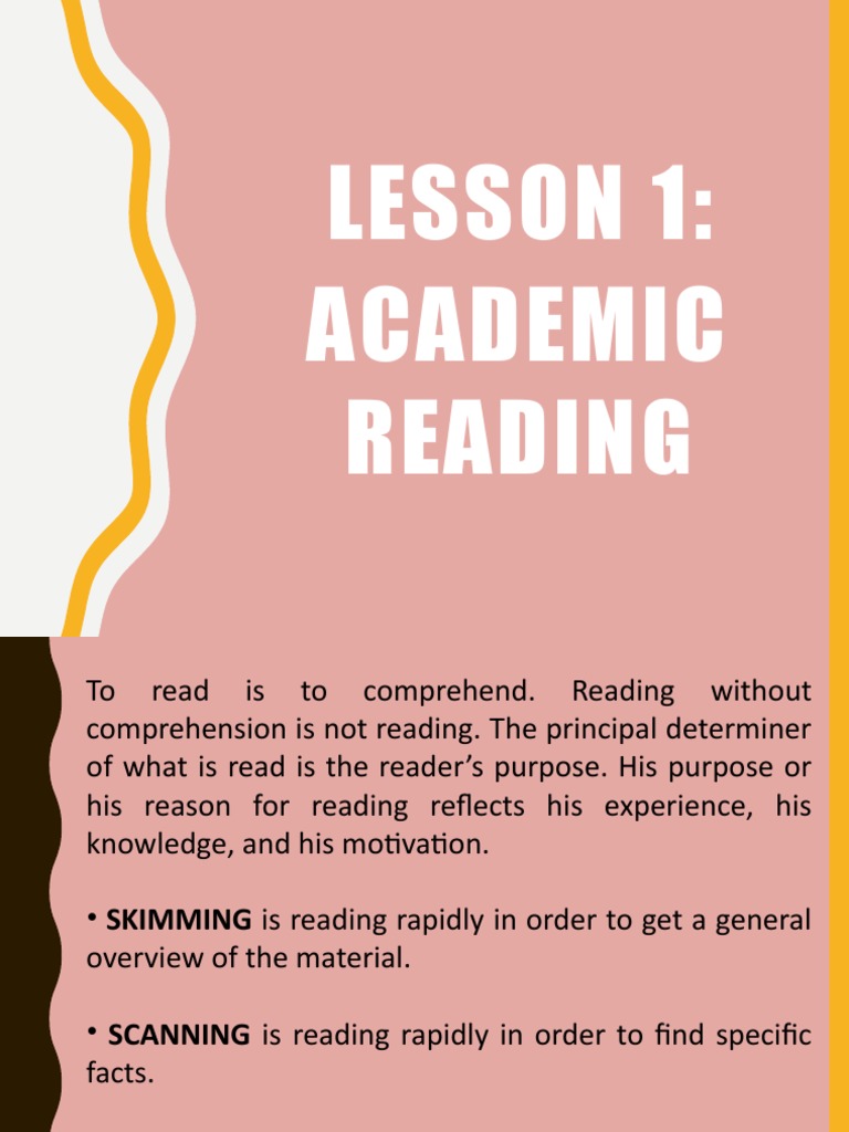 Academic Reading | PDF | Career & Growth | Science & Mathematics