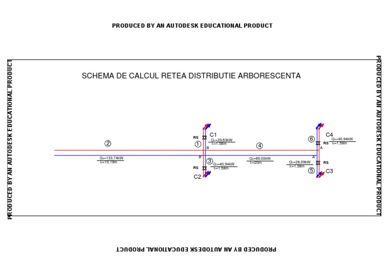 Schema de Calcul Retea Arborescenta - A4 PDF | PDF