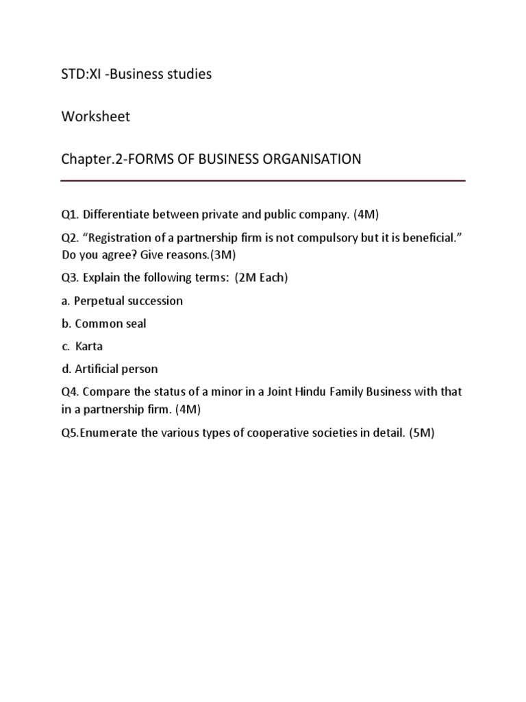 BST Chap2 Worksheet PDF | PDF