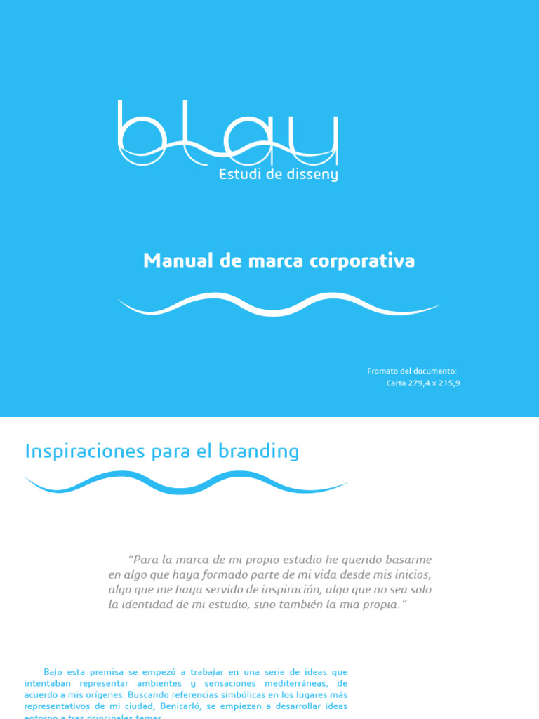 Blau - Manual de Marca | PDF | Informática y tecnología de la ...