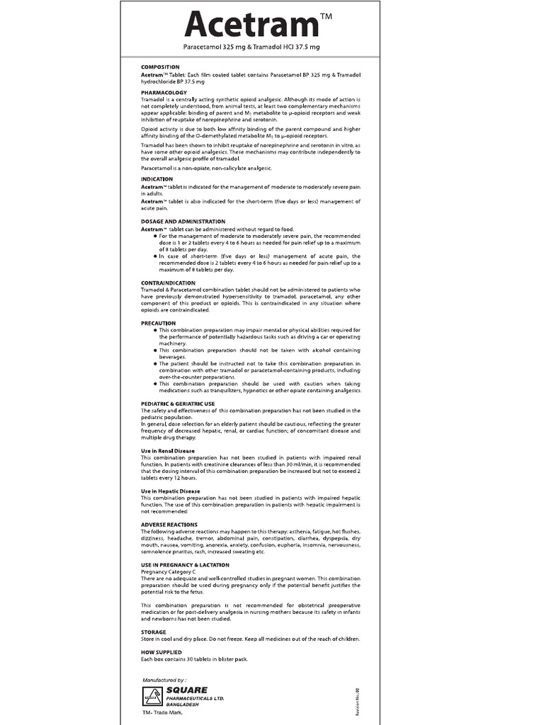 Acetram PDF | PDF