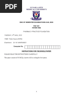 Pharmacy Coc Exam | PDF | Pharmacy | Pharmacology