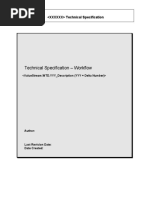 FSD Template 1 | PDF | Specification (Technical Standard) | Usability