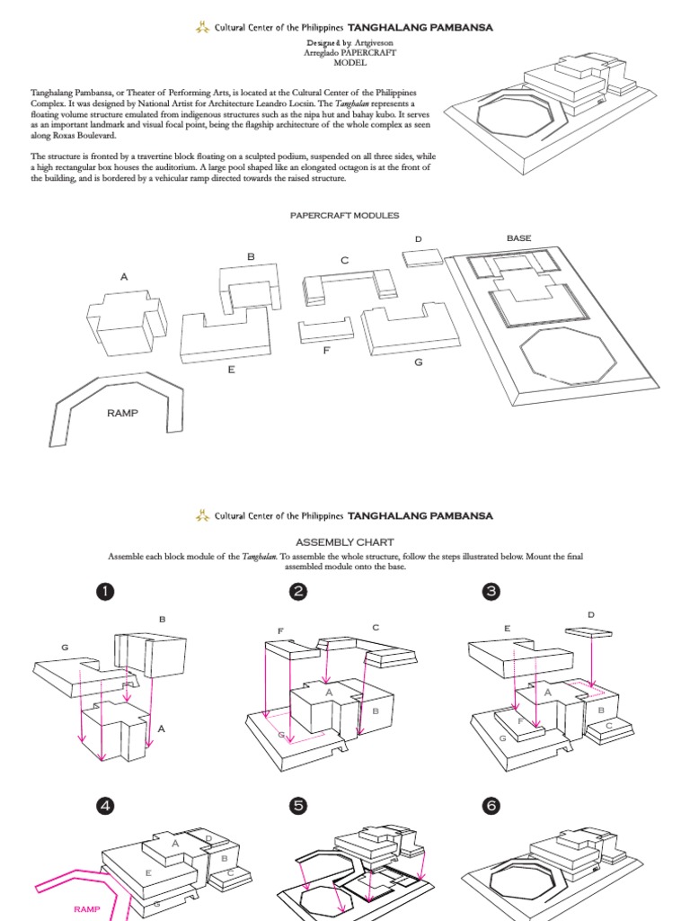 CCP Papercraft Instructions+template PDF | PDF | Buildings And ...