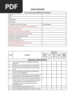 QUESTIONNAIRE For FLOOD AFFECTEDS | PDF | Flood | Insurance