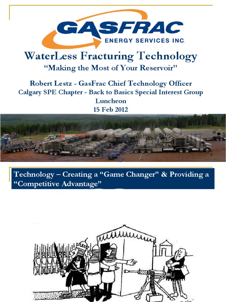 Mahad3 - WaterLess Fracturing Technology | PDF | Hydraulic Fracturing ...