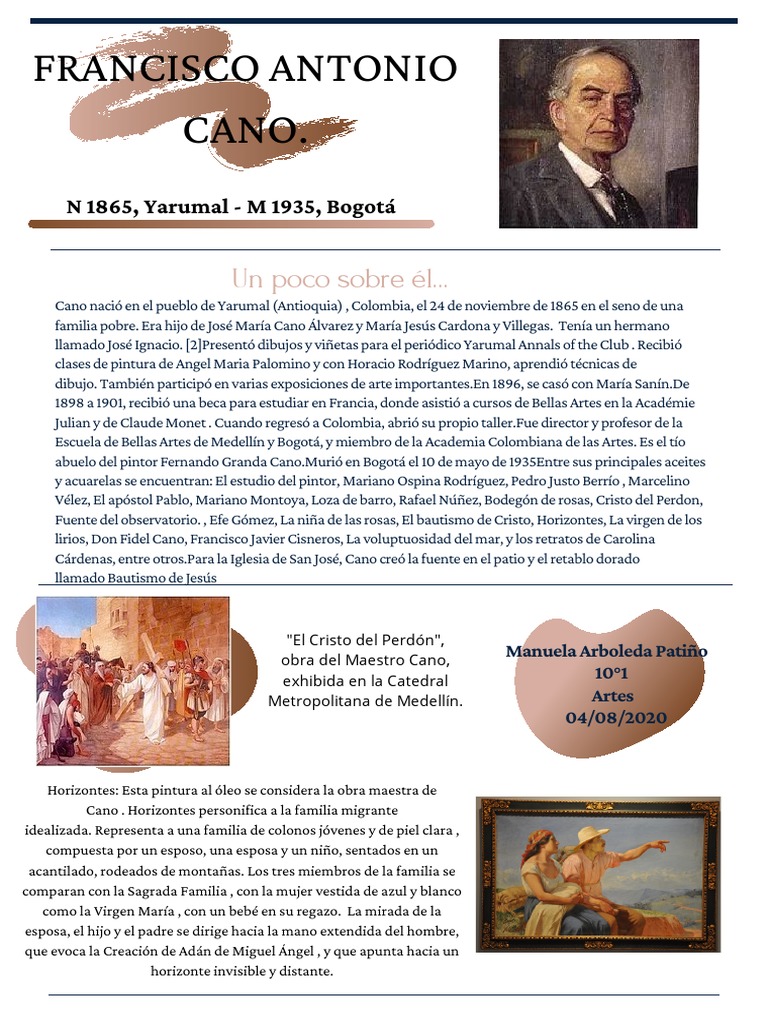 Francisco Antonio Cano. | PDF | Pinturas | Artes (general)