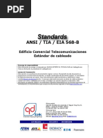 Norma Ansi Eia Tia 568 | PDF | Telecomunicaciones | Ingeniería