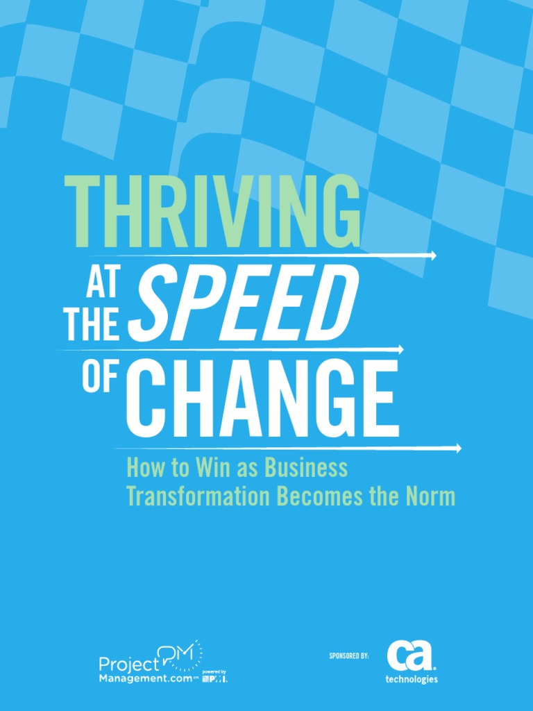 Thriving at The Speed of Change | PDF | Six Sigma | Employment