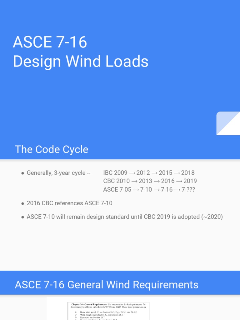 ASCE 7-16 Design Wind Loads | Wound | Applied And Interdisciplinary Physics