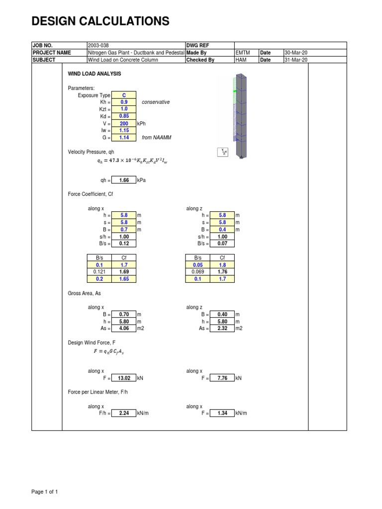 Wind Load Analysis - v0 PDF | PDF | Classical Mechanics | Physical Sciences