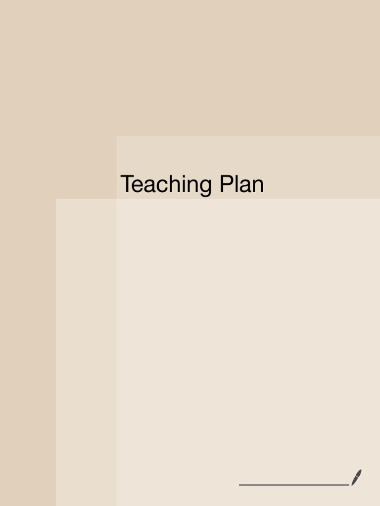 Teaching Plan CRPC PDF | PDF