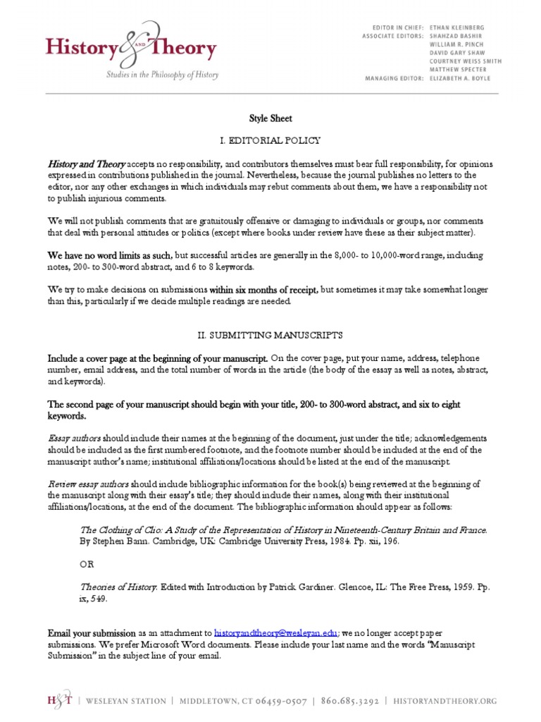 Style Sheet 2020 | PDF | Ellipsis | Writing