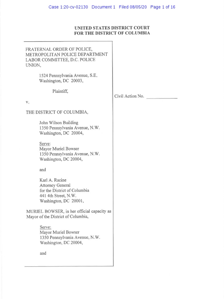 Police Lawsuit | PDF